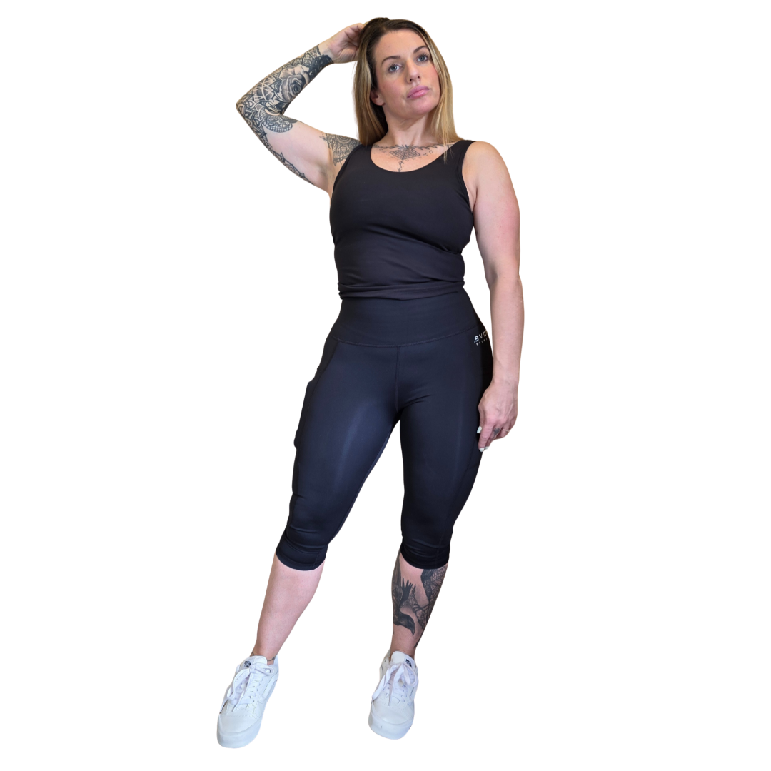 Era One High Rise Compression 3/4 length | By Evom – Evom Nation Fitwear